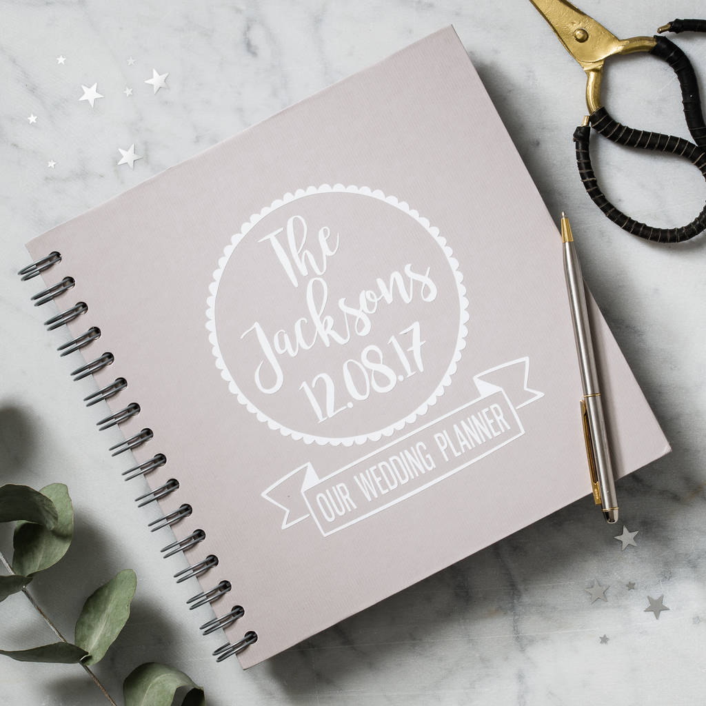 Personalised Wedding Planner Book By Posh Totty Designs Creates 