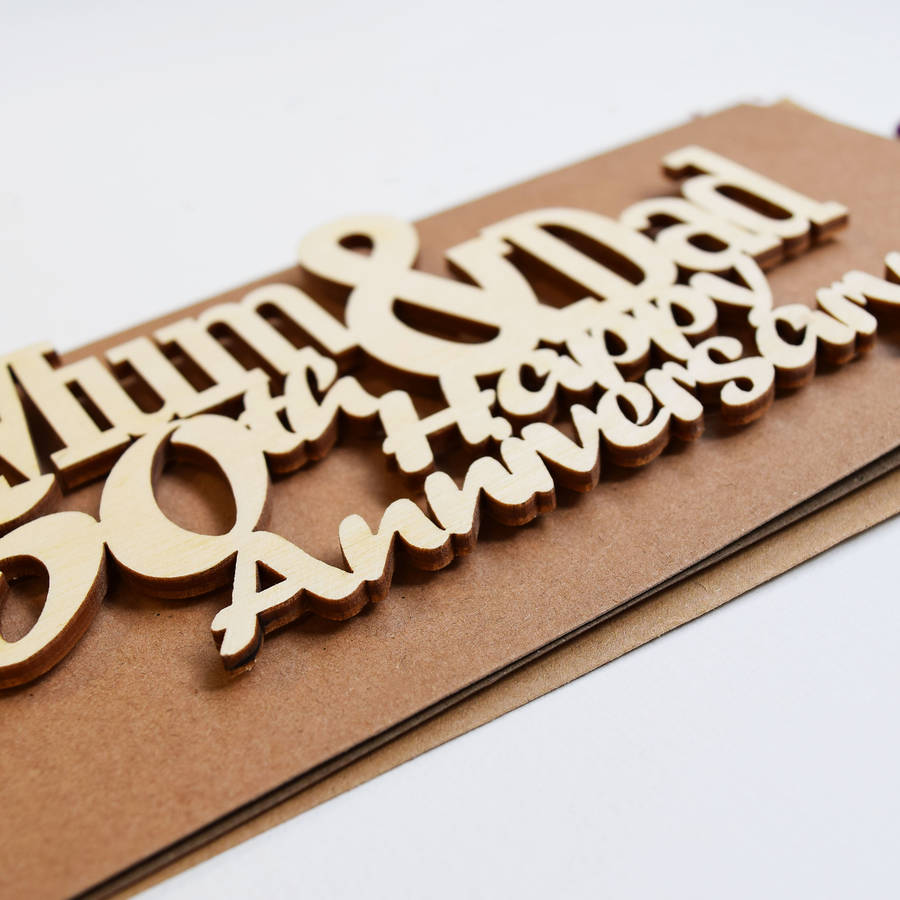 Personalised Mum And Dad Anniversary Card By Hickory Dickory Designs Personalised Mum And Dad Anniversary Card By Hickory Dickory Designs