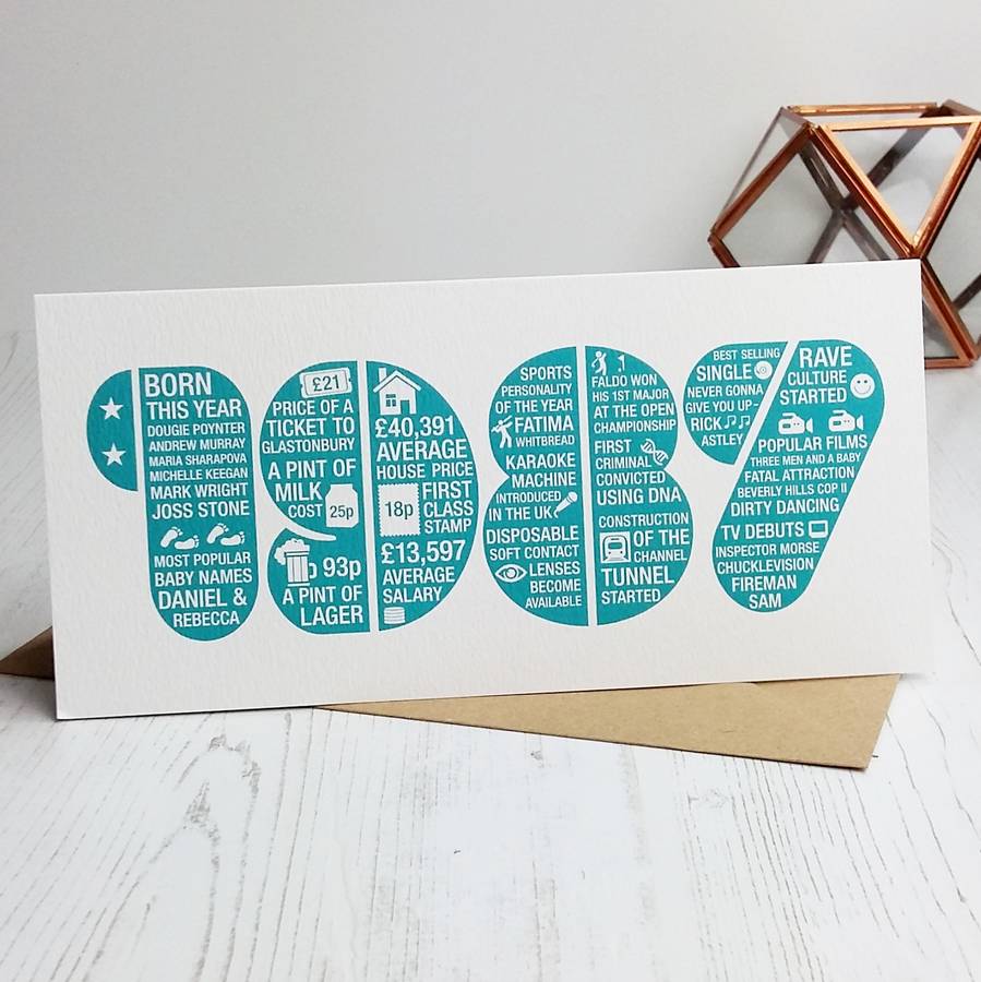 30th Birthday Card By Intwine Design Notonthehighstreet