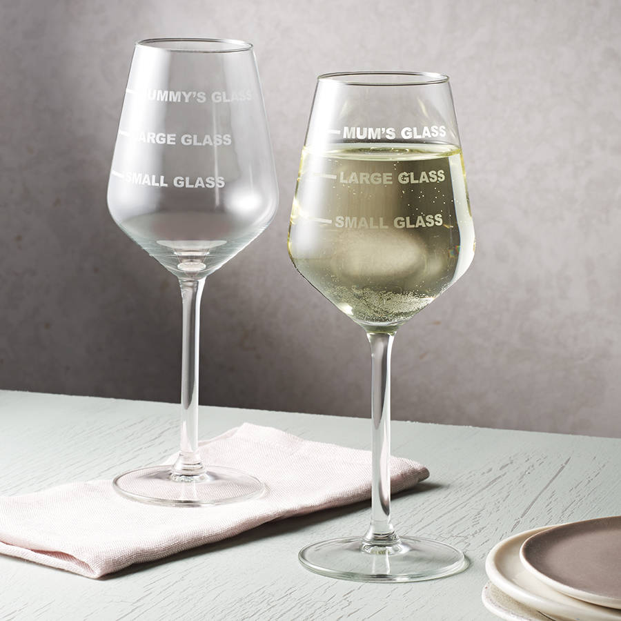 Personalised Drinks Measure Wine Glass By Becky Broome Personalised Drinks Measure Wine Glass By Becky Broome