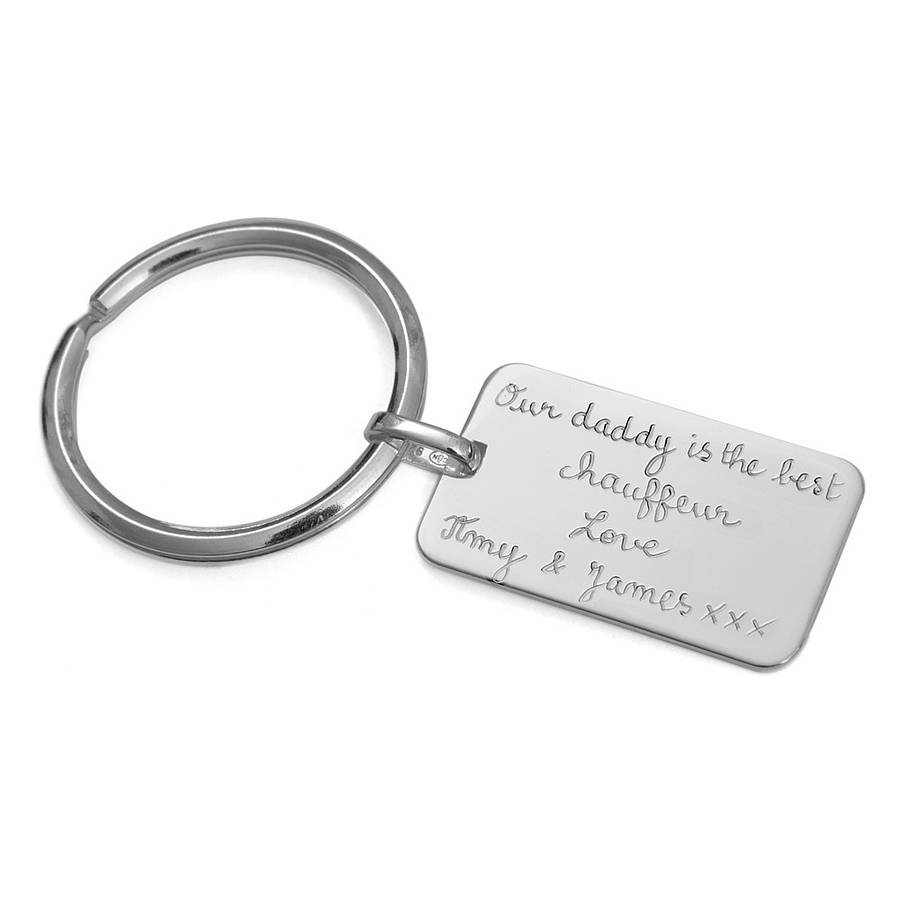 Personalised Sterling Silver Dog Tag Key Ring By Merci Maman personalised-sterling-silver-dog-tag-key-ring-by-merci-maman