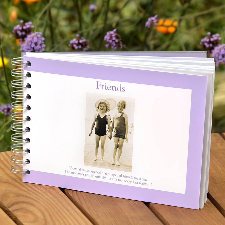 Friends Memory Book By Amanda Hancocks Notonthehighstreet