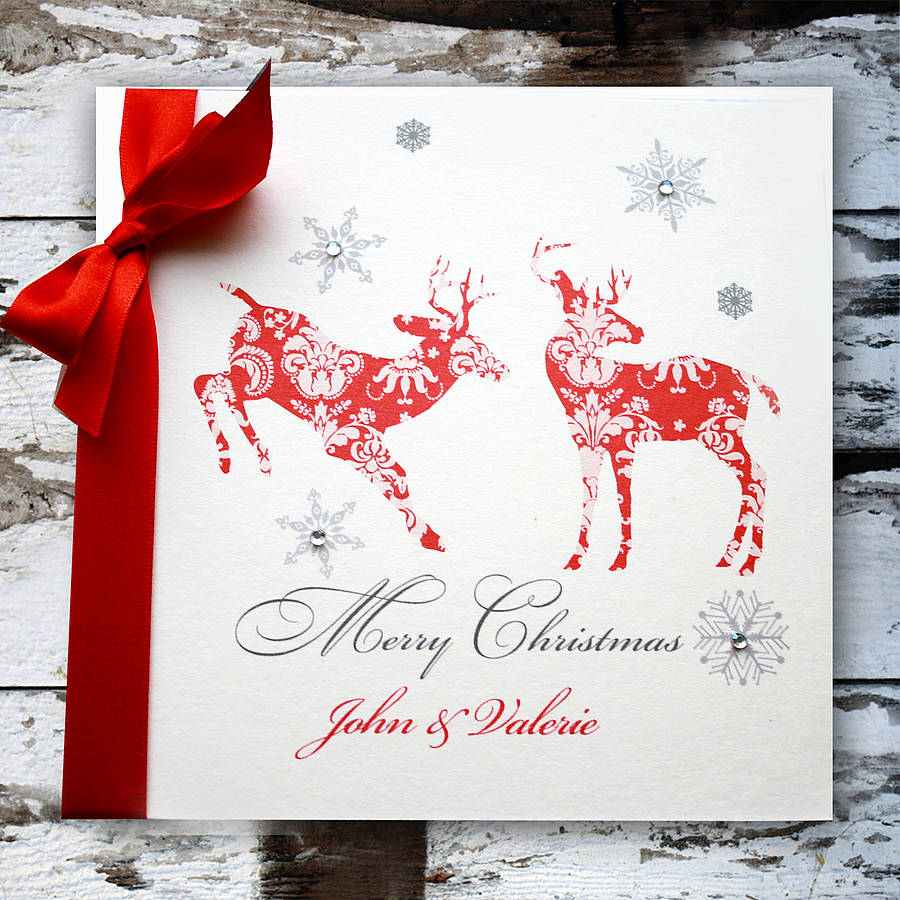 Personalised Christmas Card By 2by2 Creative Notonthehighstreet
