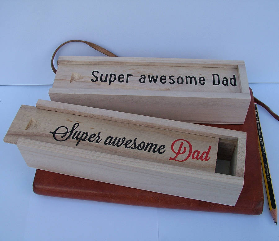 personalised wooden pencil case by seahorse | notonthehighstreet.com personalised wooden pencil case by seahorse | notonthehighstreet.com