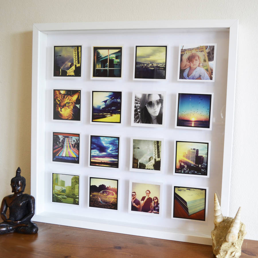 Personalised Photos 3d Box Framed Print By Instajunction 