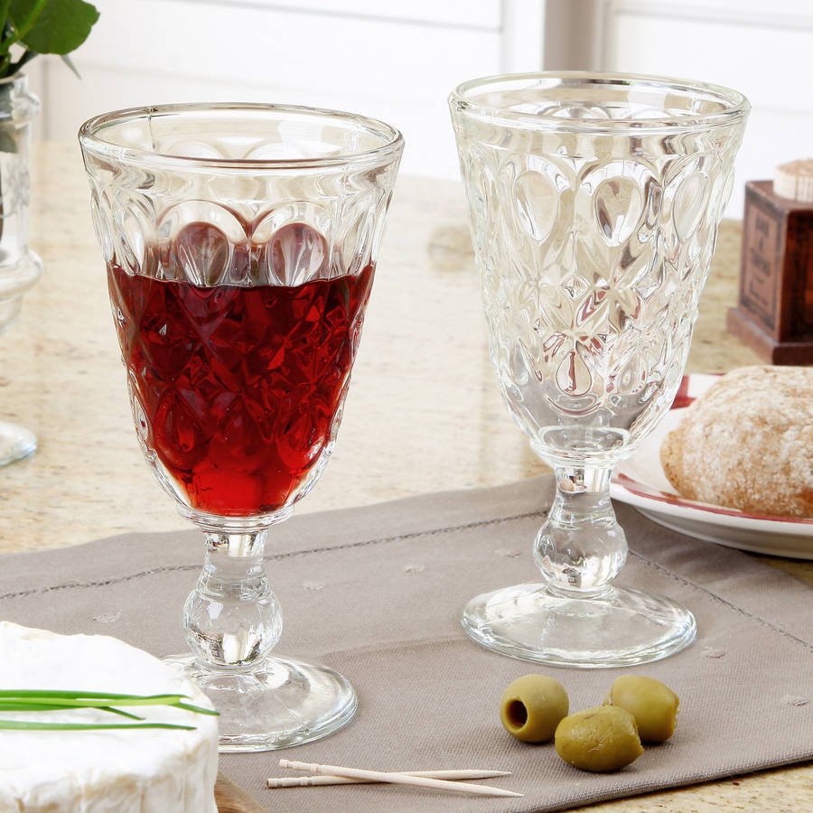 Luxury Bevelled Stemmed Glassware By Dibor
