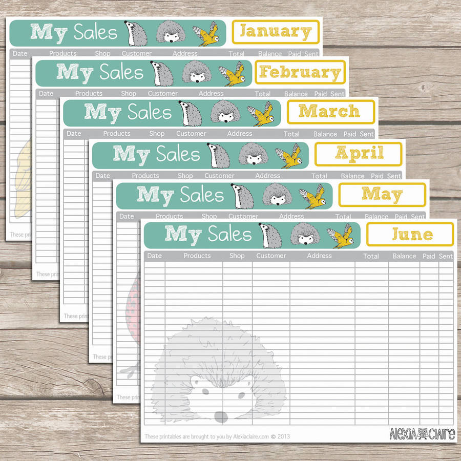 Printable 42 Page Business Planner By Alexia Claire 