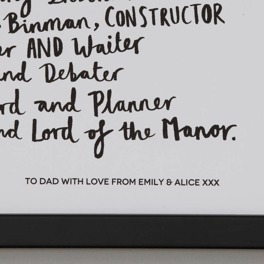 dad s Job Description Poem Print By Bespoke Verse dad-s-job-description-poem-print-by-bespoke-verse