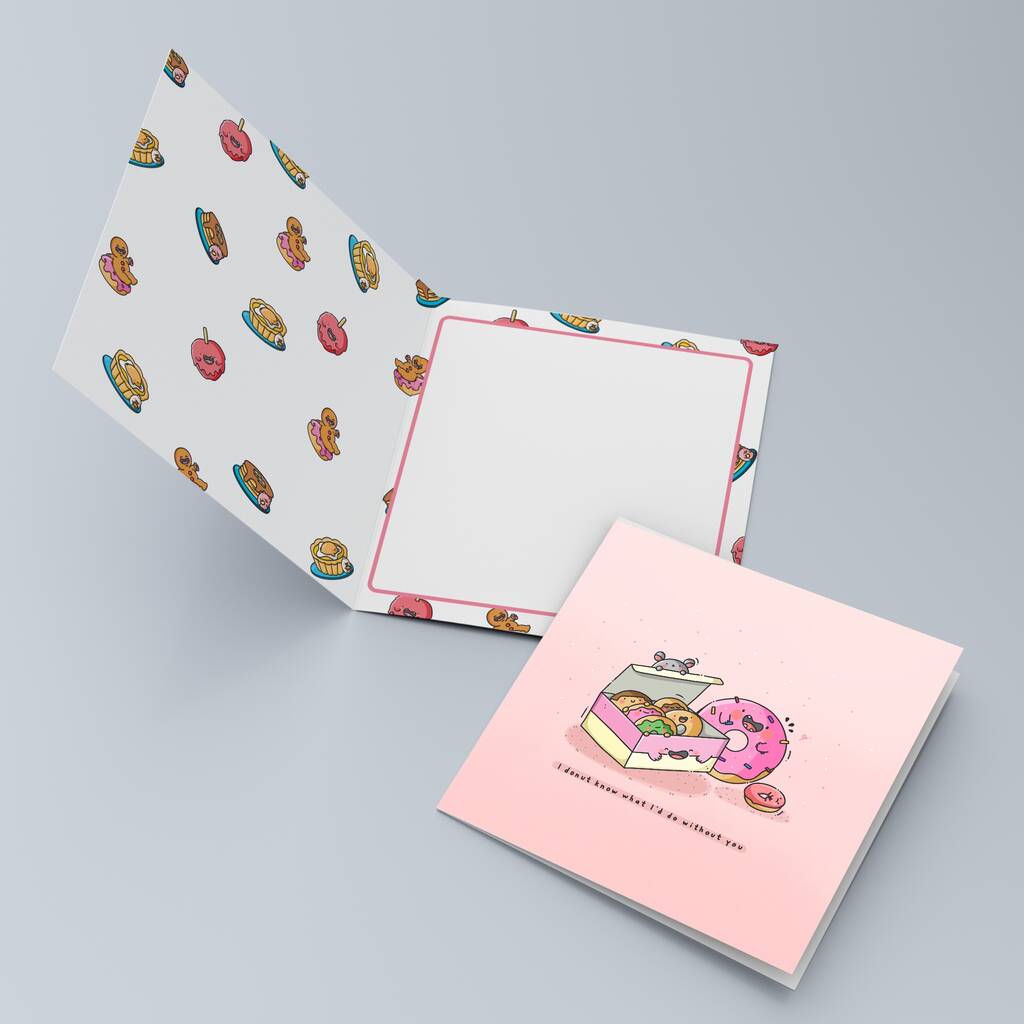 Cute Pancakes Greetings Card By Toastedink | notonthehighstreet.com