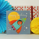 Happy Birthday Space Tiger Card By Kali Stileman Publishing ...