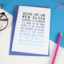 Ombre Blue Geek Card By Newton and the Apple | notonthehighstreet.com