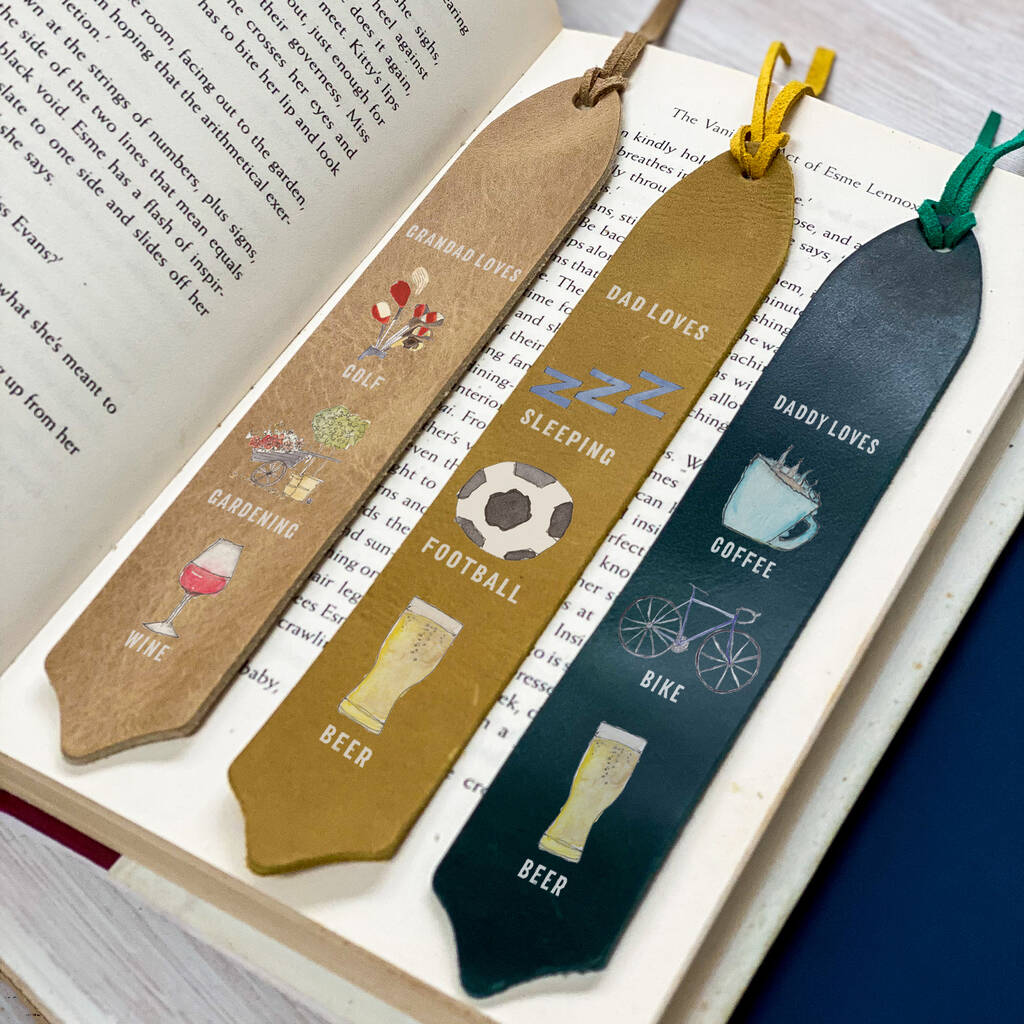 Personalised Hobbies Bookmark By This Is Nessie | notonthehighstreet.com