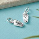 New Baby Personalised Solid Silver Charm By Scarlett Off The Map ...
