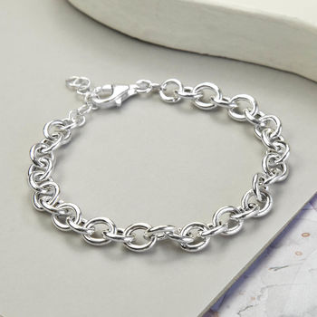 Sterling Silver Belcher Link Bracelet By Martha Jackson Sterling Silver ...