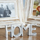 Recycled Stainless Steel Home Sign By Paper High | notonthehighstreet.com