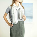 Metallic Silver Bee Scarf By My Posh Shop | notonthehighstreet.com