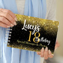 Personalised 18th Birthday Monochrome Guest Book By Amanda Hancocks ...