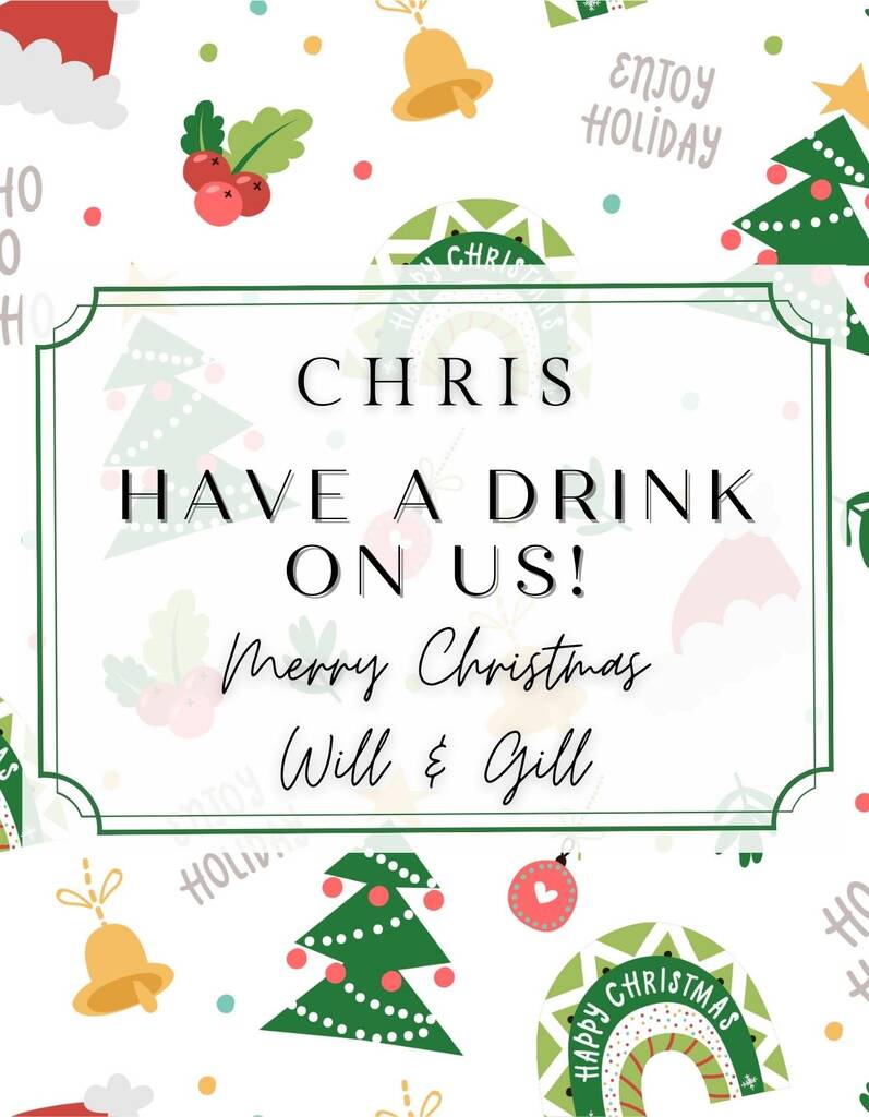 Personalised Craft Cider Christmas Gift By Get Labelled Personalised ...
