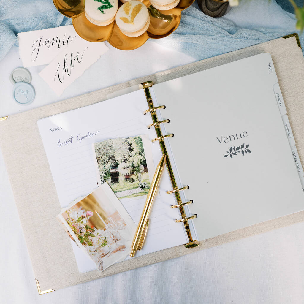 Personalised Wedding Planner And Organiser By Martha Brook Personalised Wedding Planner And Organiser By Martha Brook