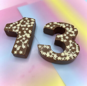 Number Chocolate Bar By Choc Til You Drop | notonthehighstreet.com