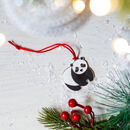 Panda Christmas Tree Decoration By Chameleon And Co ...