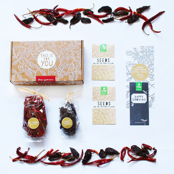 grow your own chilli sauce gift kit by the gluttonous gardener ...