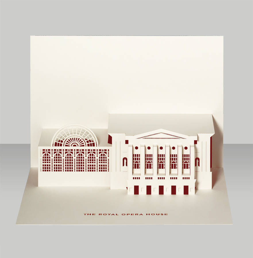 Royal Opera House Pop Up Card By Paper Tango | notonthehighstreet.com