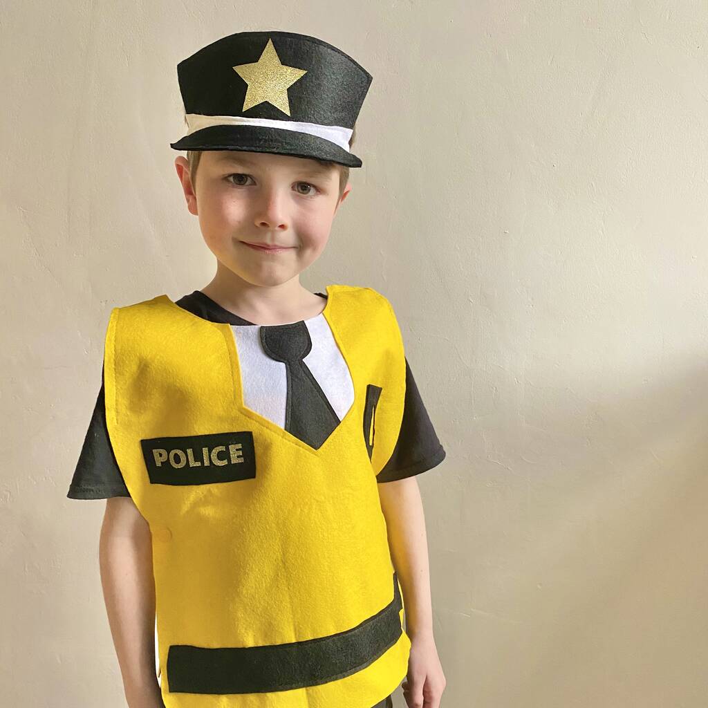 Personalised Role Play Police Officer Costume By Robin's Bobbins