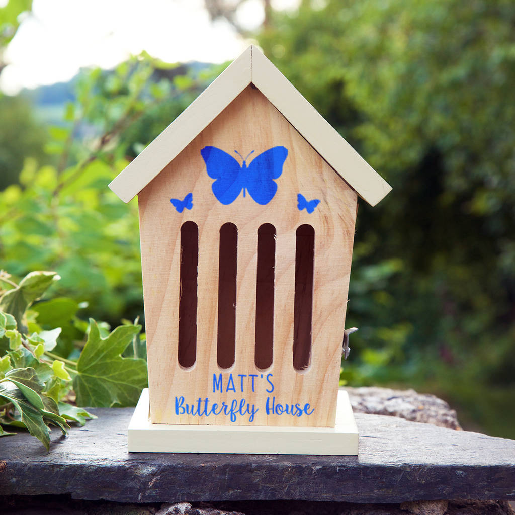 personalised wooden butterfly house by jonny's sister ...