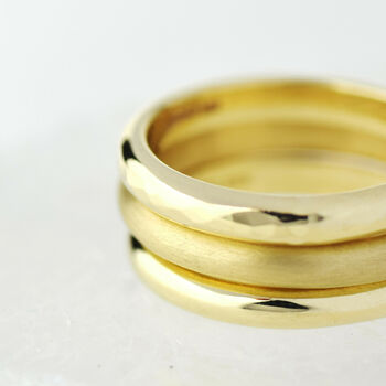 solid 9ct gold simple wedding band by alison moore designs ...