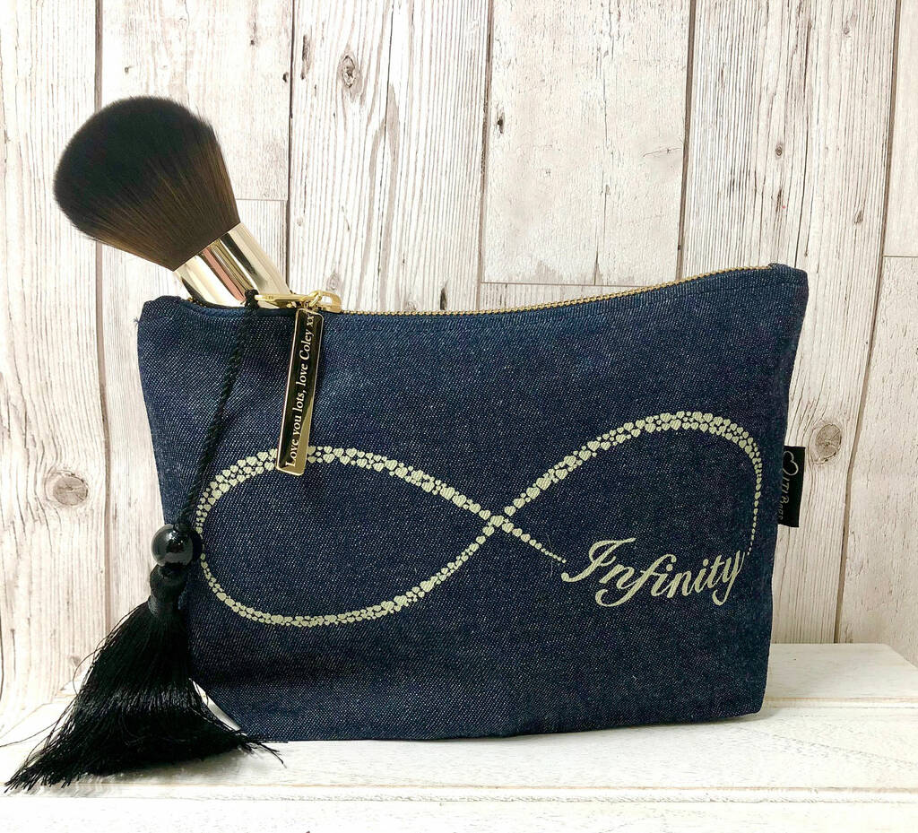 Infinity Denim Bag By Lovethelinks | notonthehighstreet.com