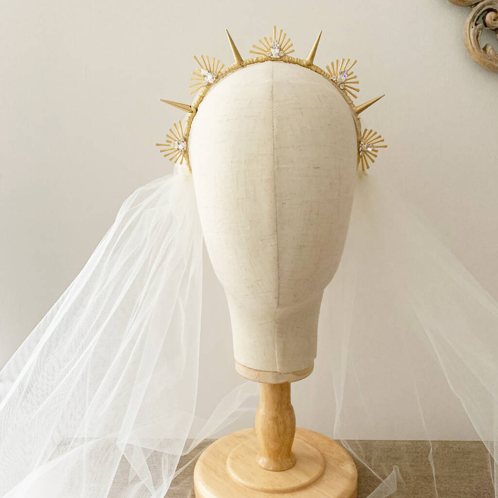 celestial gold crown by donna crain | notonthehighstreet.com