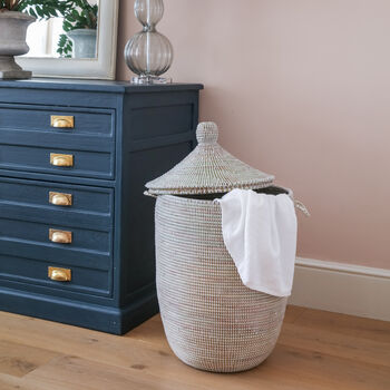 Natural Alibaba Handwoven Laundry Basket By Artisanne ...