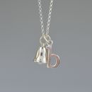 personalised sterling silver bell necklace by lily charmed ...
