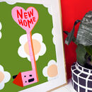 New Home Key Personalised Print By Eleanor Bowmer | notonthehighstreet.com