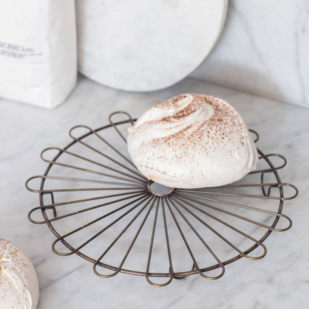 Wire Work Cake Rack By Lisa Valentine Home | notonthehighstreet.com