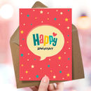 ‘Happy Anniversary’ Anniversary Card By The Typecast Gallery ...