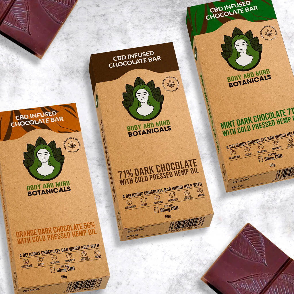 50mg Cbd Cannabis Chocolate By all things Brighton beautiful ...