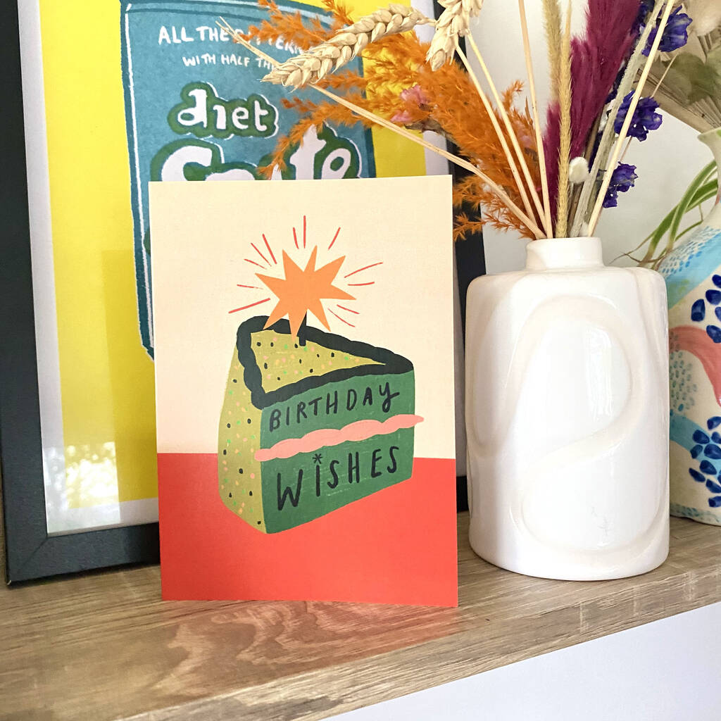 Birthday Wishes Greeting Card By Kerrie Illustrates ...