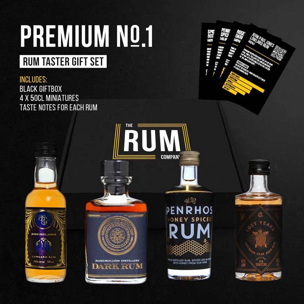 Premium Rum Taster Set Gift Box One By The Rum Company ...