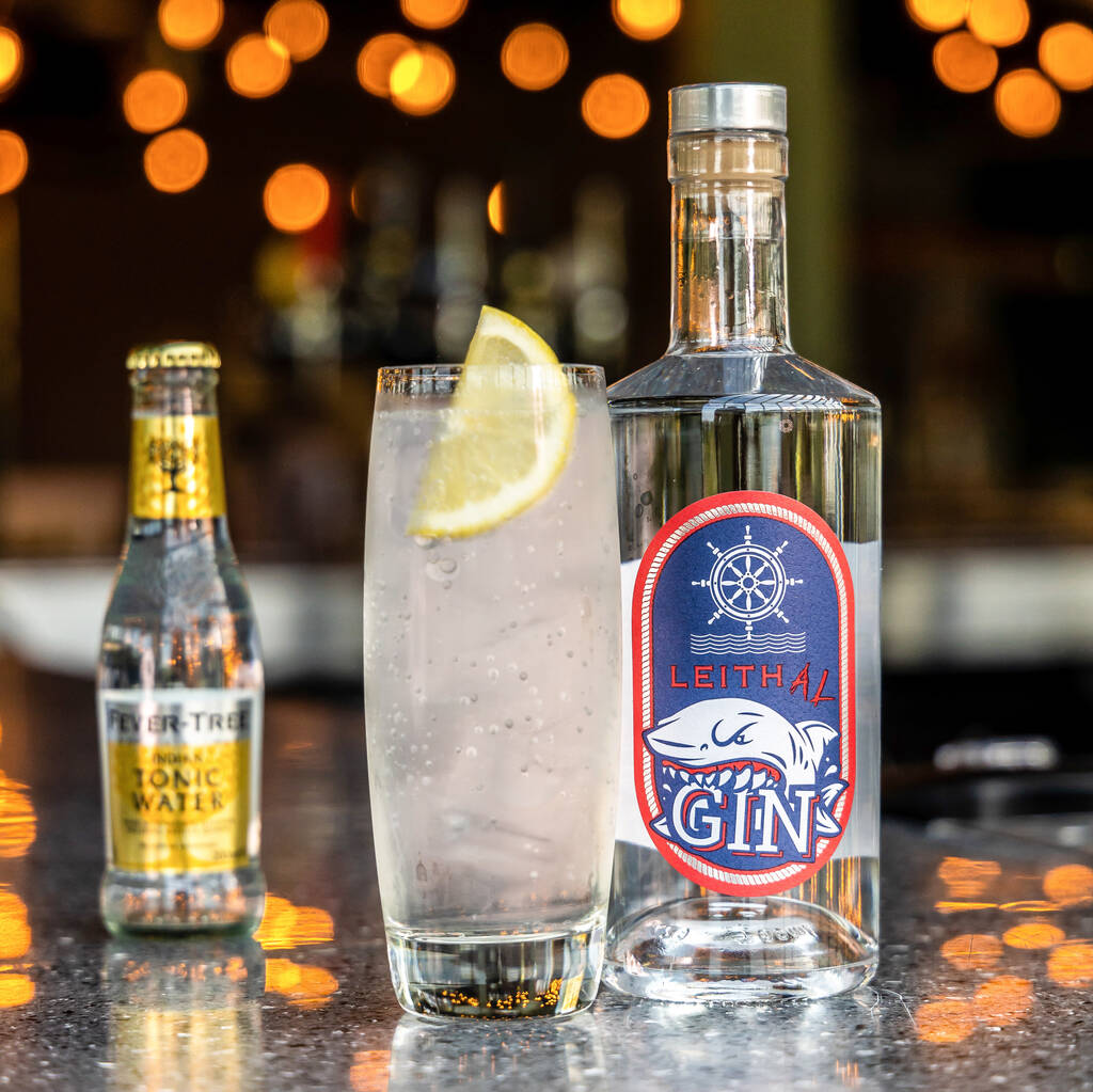 Navy Strength Leithal Craft Gin By GM Spirits Co | notonthehighstreet.com