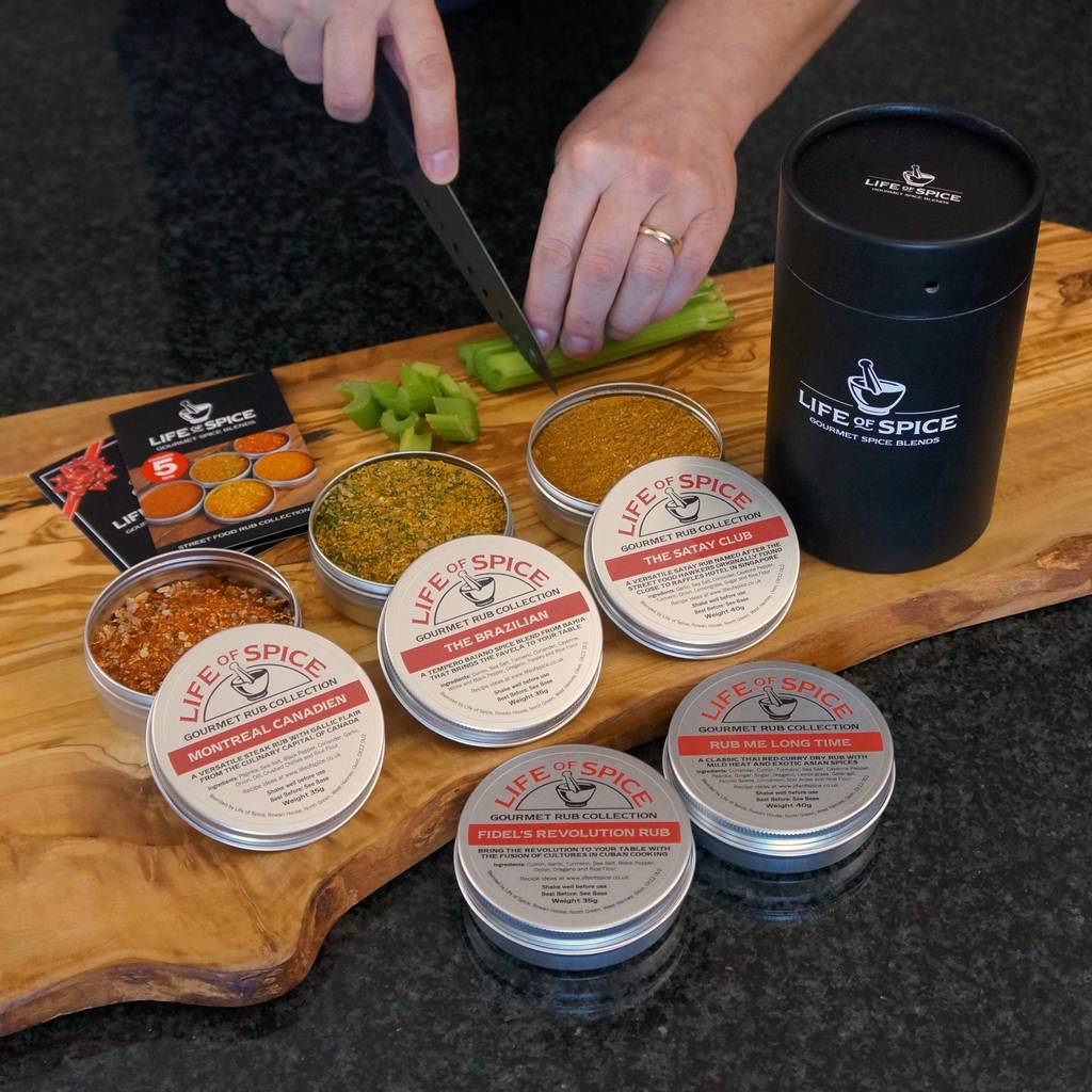 the famous five street food rub collection by life of spice ...