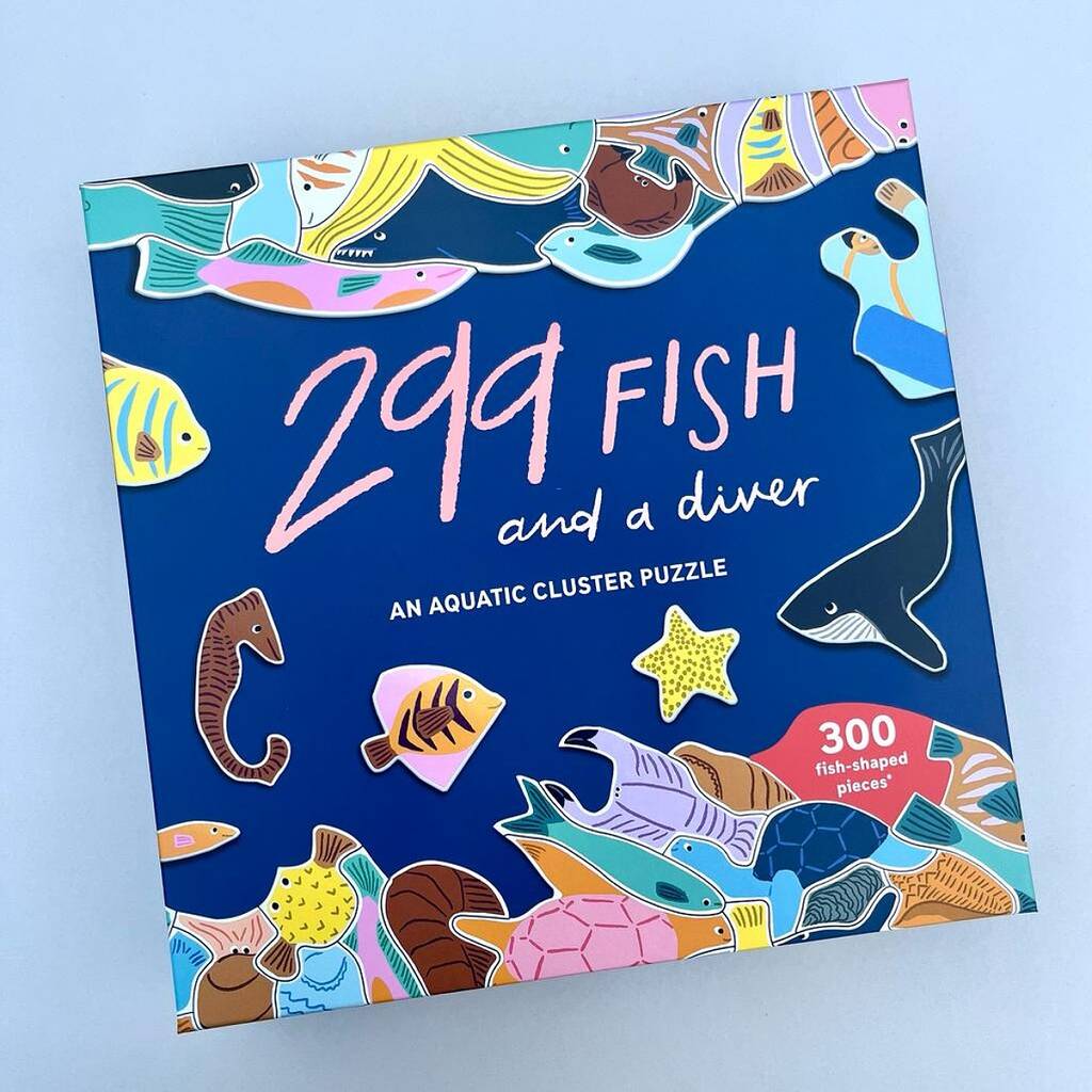 299 Fish And A Diver Puzzle By Nest Gifts