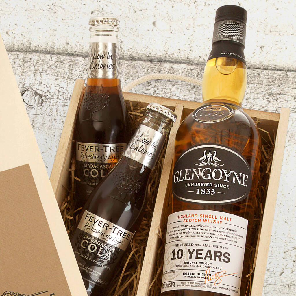 Personalised Glengoyne 10 Year Old Whisky Gift Set By SpiritSmith ...