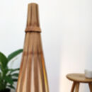 Wooden Tipi Floor Lamp By Studio Haran | notonthehighstreet.com