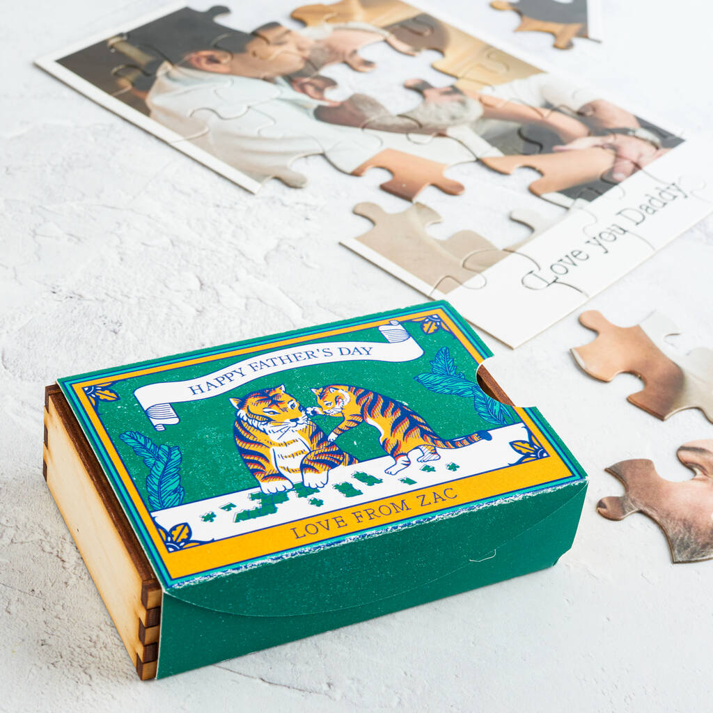 Photo Jigsaw Matchbox Puzzle By No Ordinary Gift | notonthehighstreet.com