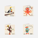 A To Z Greeting Card By Noodoll | notonthehighstreet.com