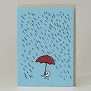 Rainy Day Card By Hole In My Pocket | notonthehighstreet.com