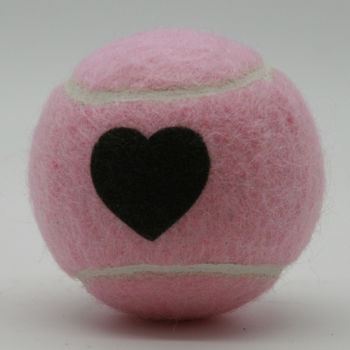 gifts for tennis lovers heart motif tennis balls by price of bath ...