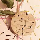 Family Constellation Christmas Tree Decoration By Betsy Benn ...